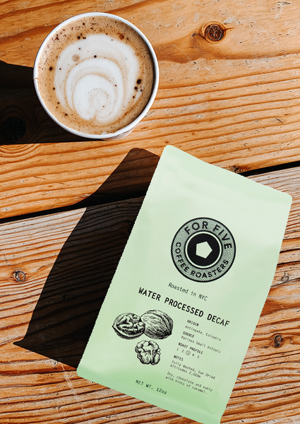 Water Processed Decaf – For Five Coffee Roasters